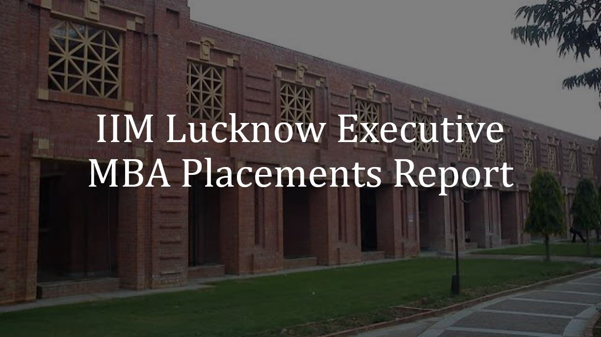 IIM Executive MBA placements report and statistics