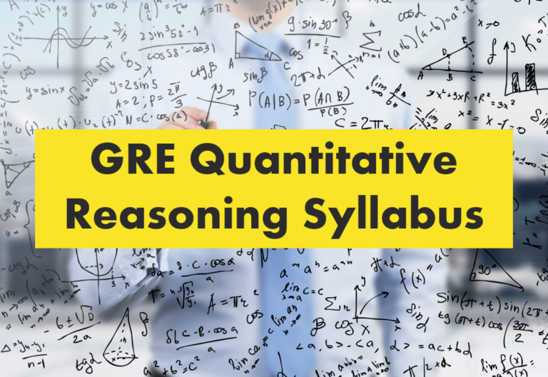 GRE Syllabus - What topics are tested on the GRE exam in 2024?