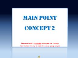 Main Point Concept 2